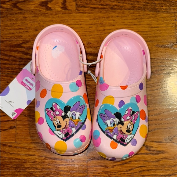 Disney | Shoes | Disney Kids Pink Polka Dot Clogs | Poshmark